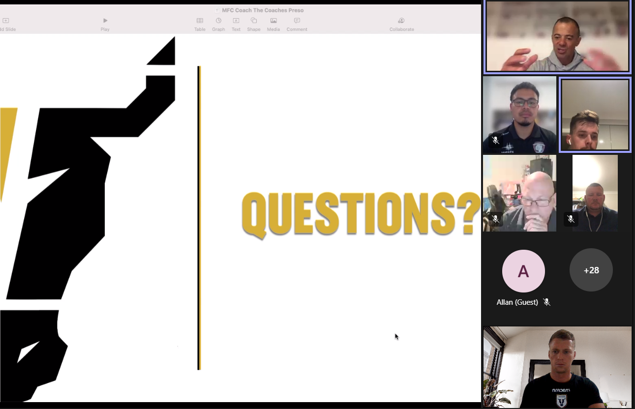 Coaching for the Coaches Webinar - Assistant Coach, Ivan Jolic, sat ...