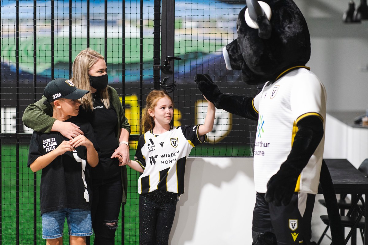 Macarthur FC unveils its newest recruit, ARTHUR THE BULL - Macarthur FC