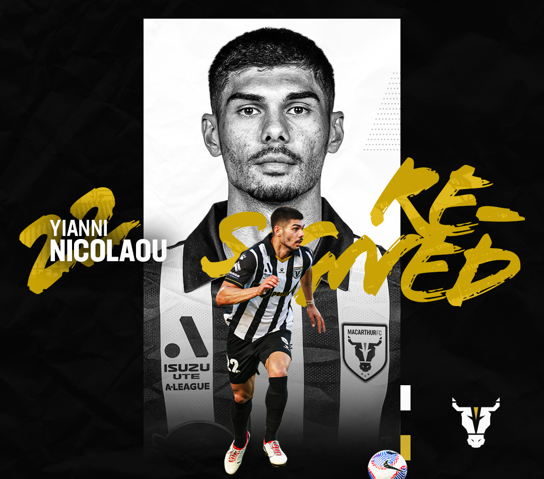 Yianni stays another season! - Macarthur FC