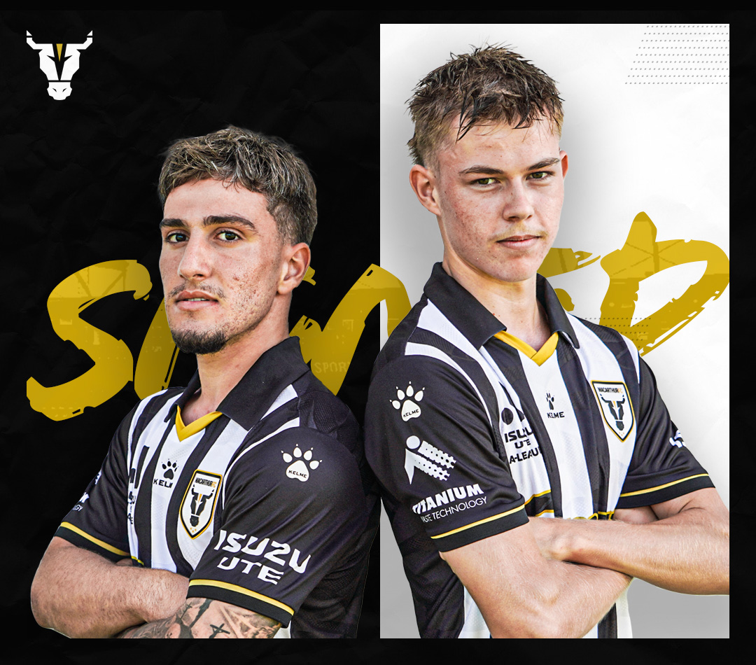 Welcome To The A-League Frans Deli and Oliver Randazzo - Macarthur FC