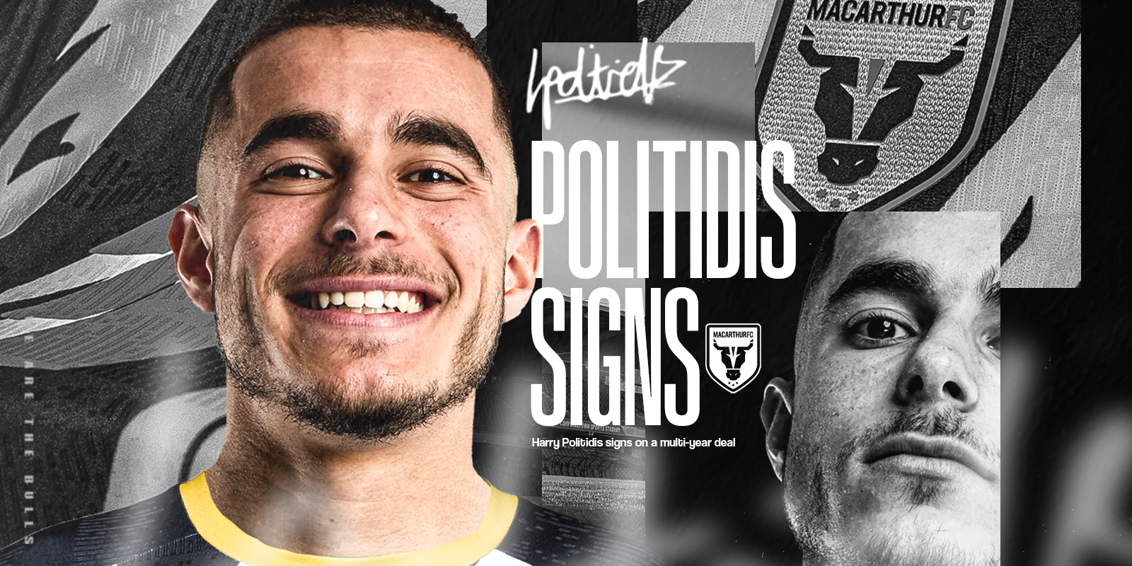 Welcome to the Bulls, Harry Politidis - Macarthur FC
