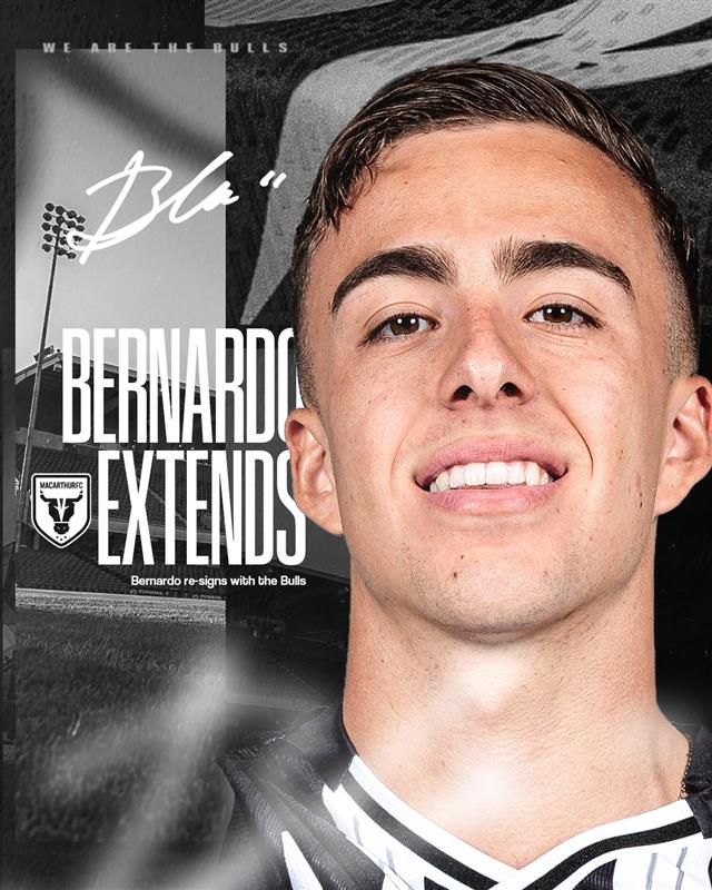 Bernardo Extends Stay with the Bulls - Macarthur FC